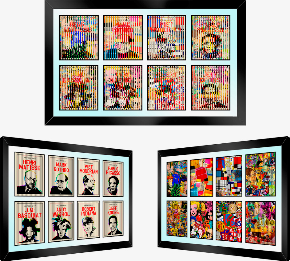 Patrick Rubinstein painter Kinetic Pop Art - Contempory French artist