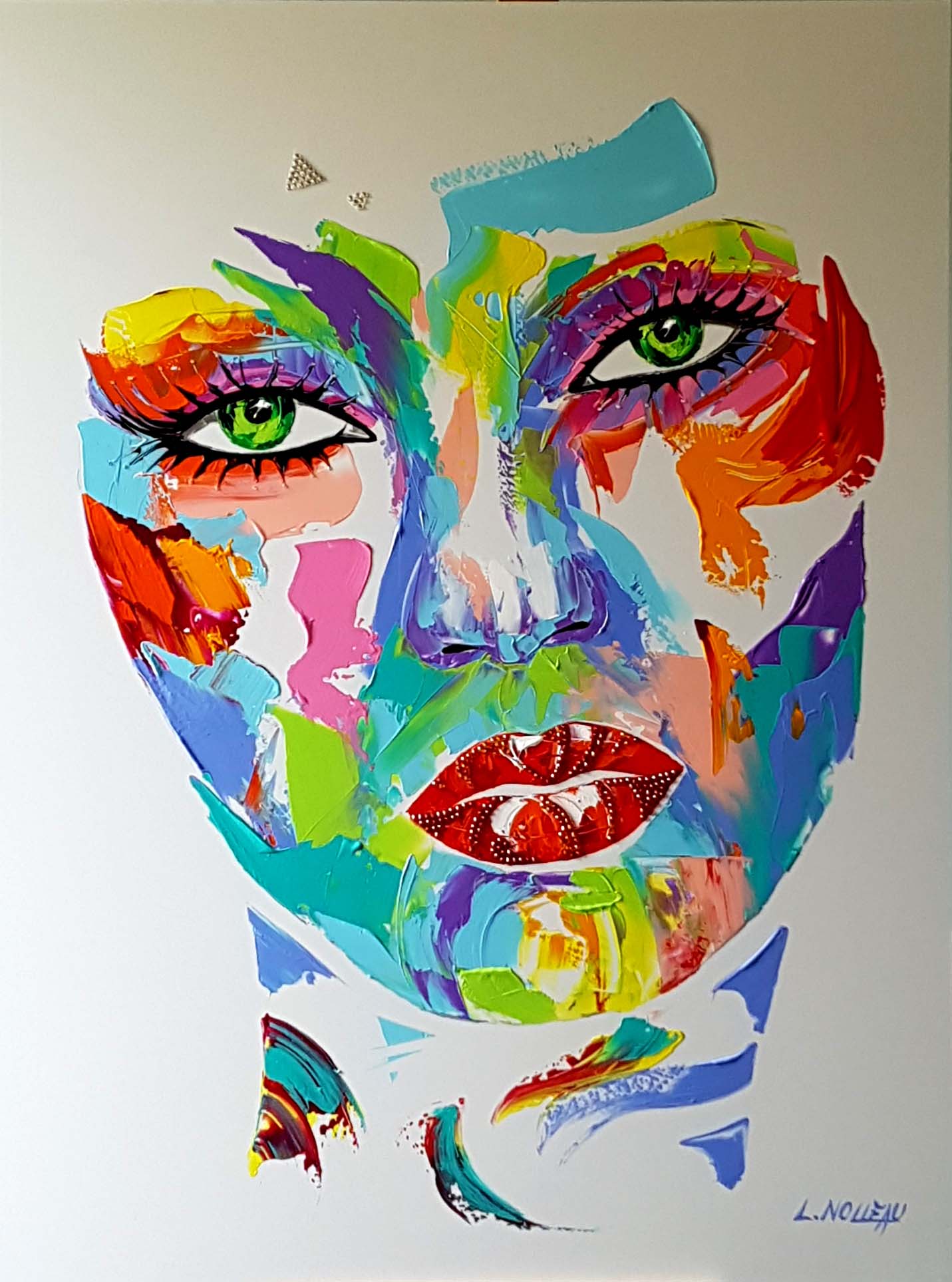 Laurence Nolleau - artiste peintre plasticien - art du portrait contemporain