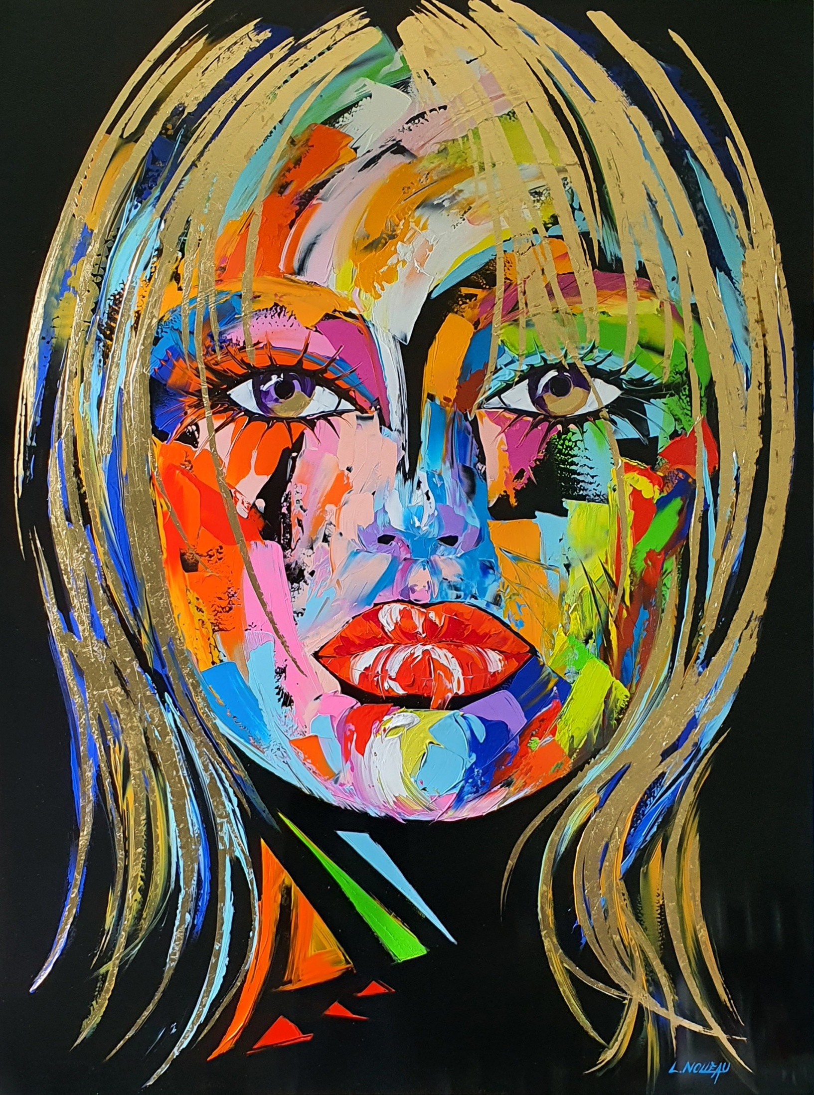Laurence Nolleau - artiste peintre plasticien - art du portrait contemporain