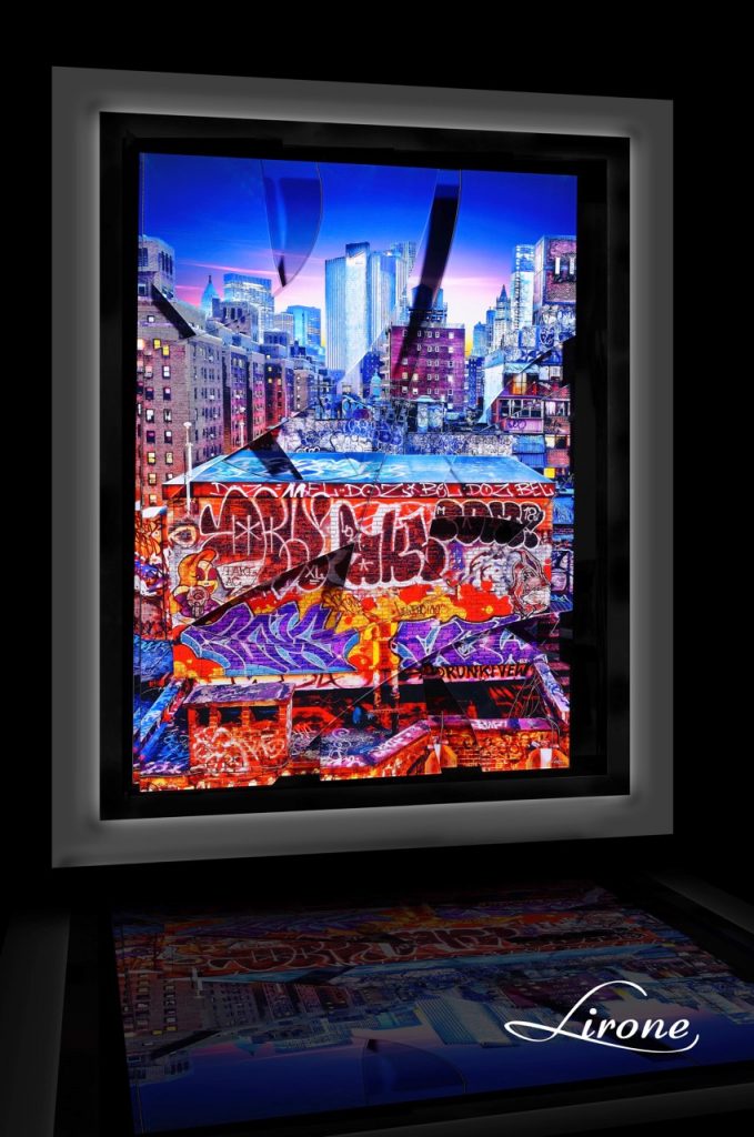 Lirone - french artiste - holder of 3D visualization of his works of art.